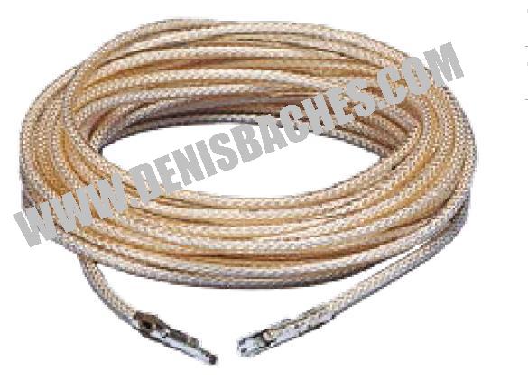 Câble tir nylon diam 6 mm de 34 mètres